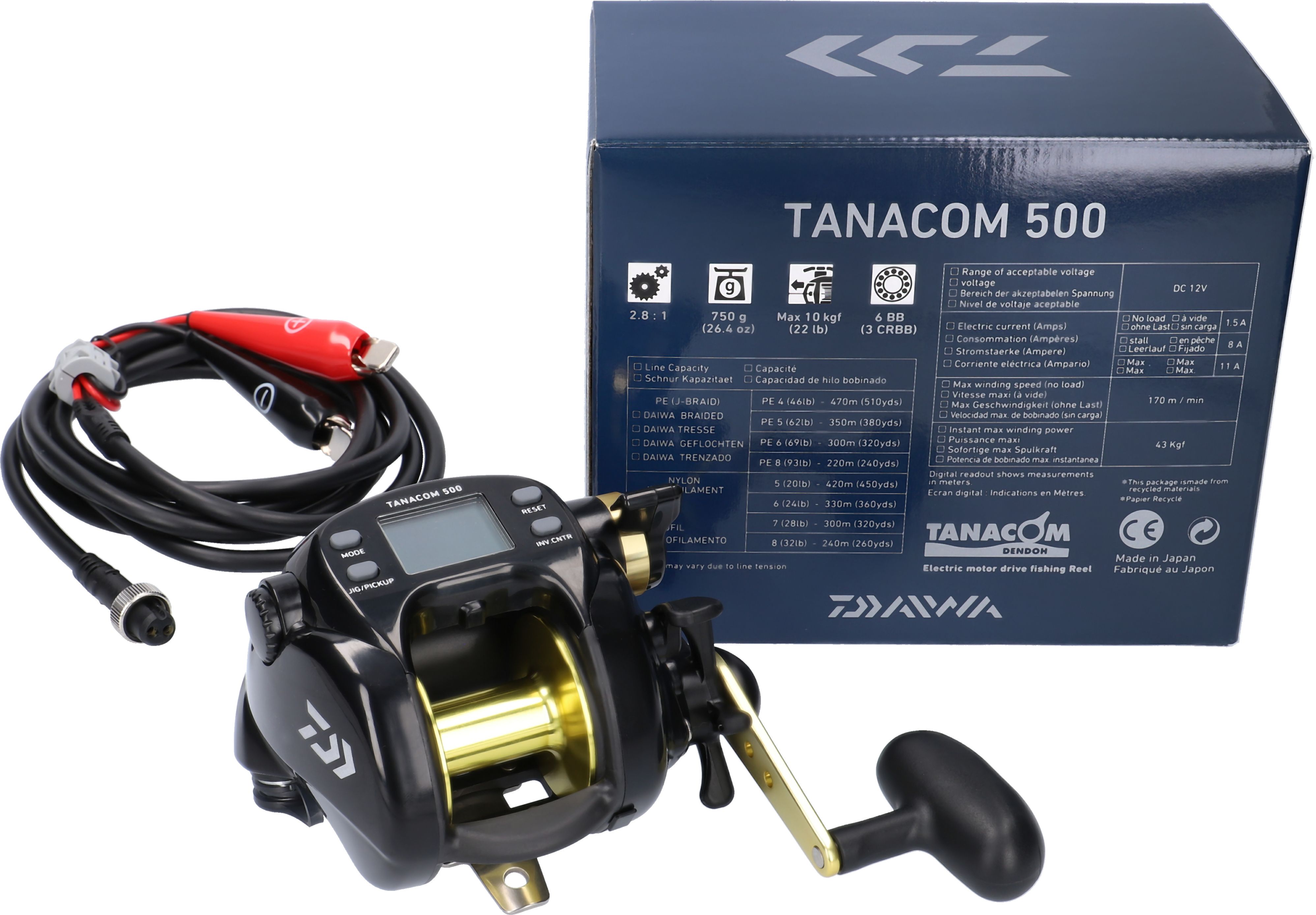 Daiwa Multiplikátor Tanacom 500 - Rybářské potřeby Rybina
